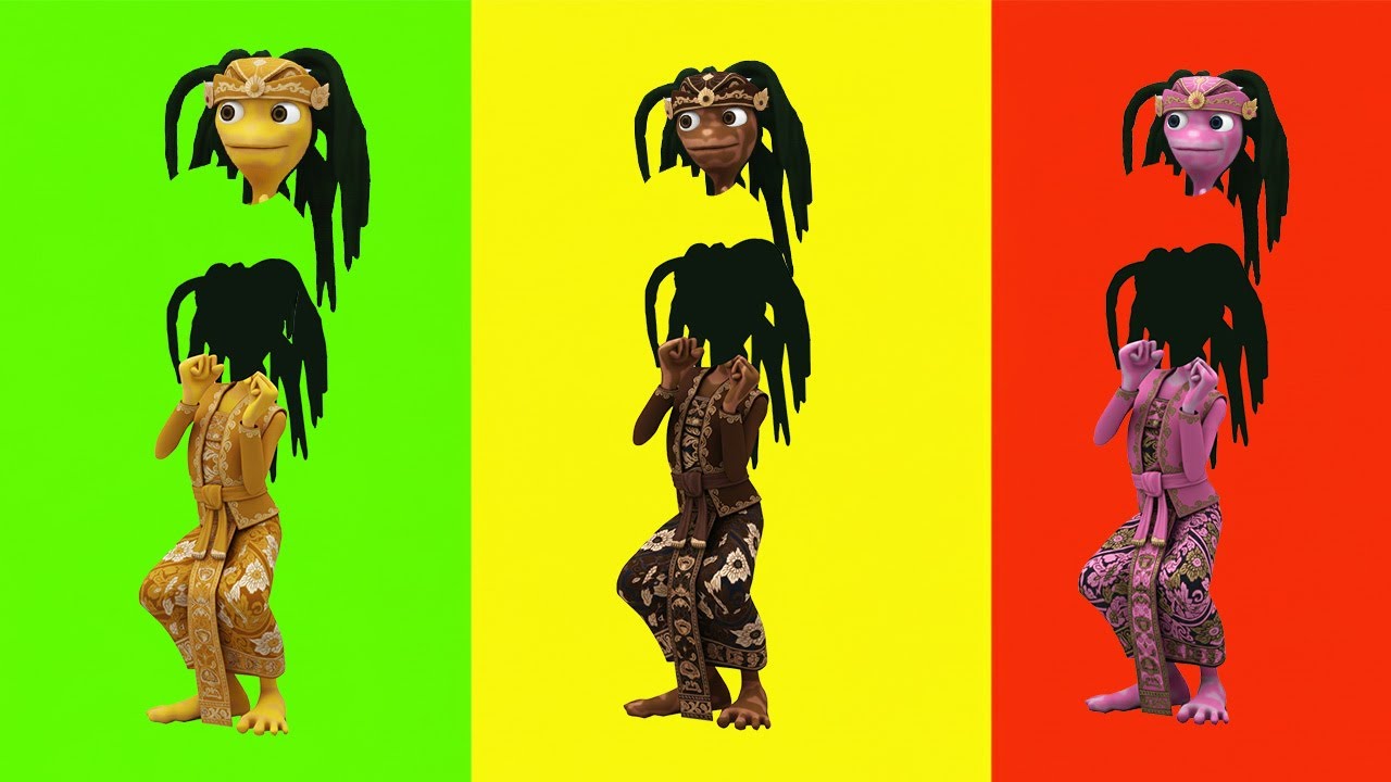 Wrong Heads DAME TU COSITA and PATILA Alien Green El Chombo Dance ...