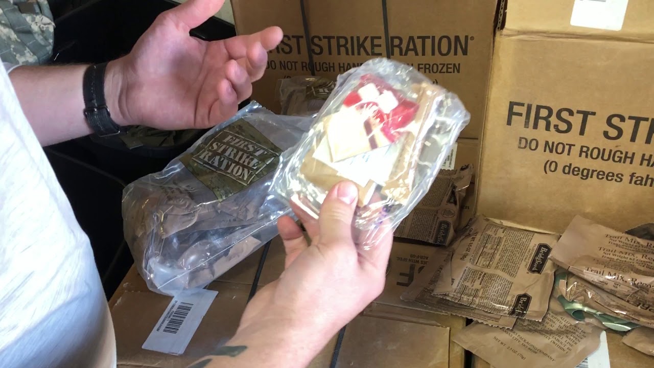 First Strike Military MREs - YouTube