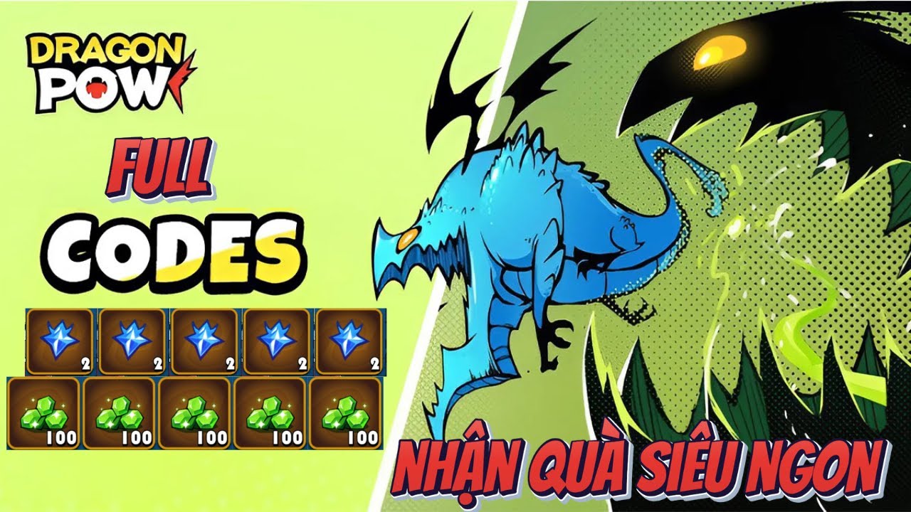 Dragon POW - Gzone Lụm Full GiftCode Chung Mới Trải Nghiệm Rồng Mới - YouTube
