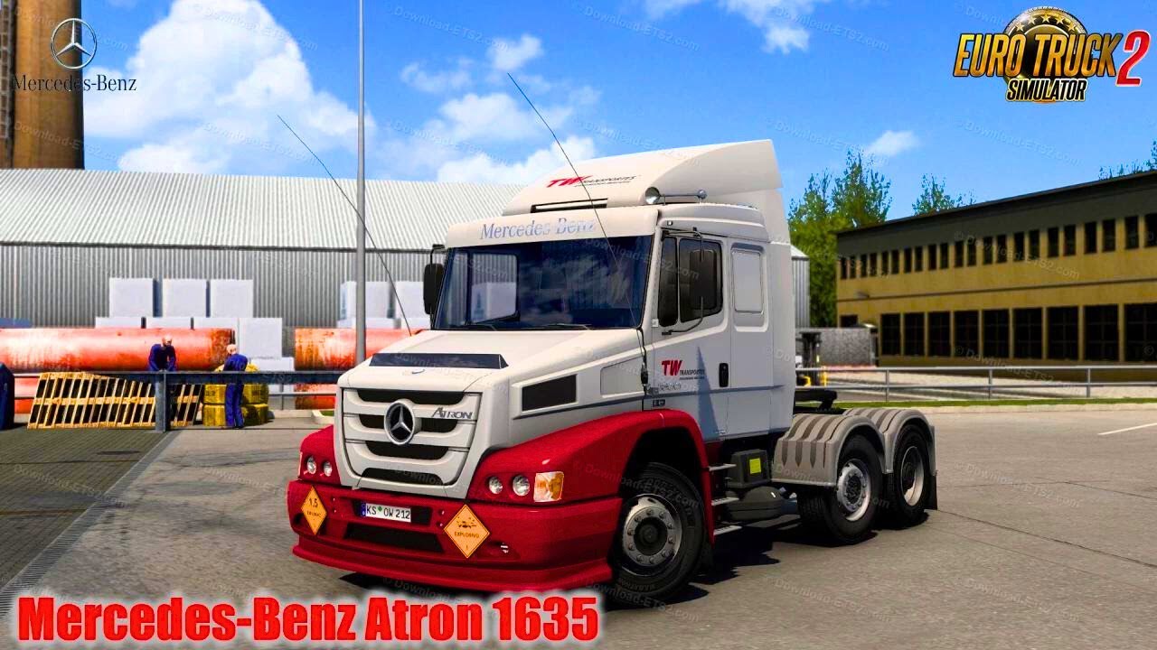 MERCEDES-BENZ ATRON 1635 V 1.0 ETS 2 v 1.47 | ETS 2 MODS | EURO TRUCK SIMULATOR 2 - YouTube