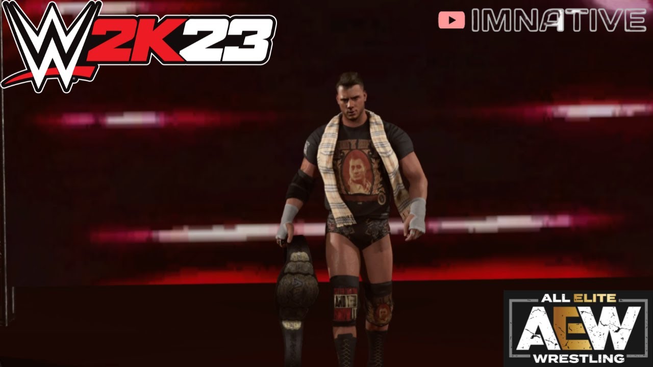 WWE 2K23 MJF Full Official Entrance AEW 4K (PS5) - YouTube