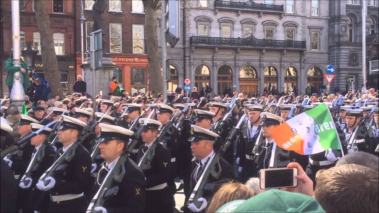 Military parade - 1916 Easter Rising Centenary ( Ireland ) - YouTube