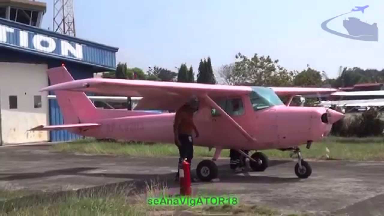 Pink Cessna RP-C8203 C152 @ RPUX - YouTube
