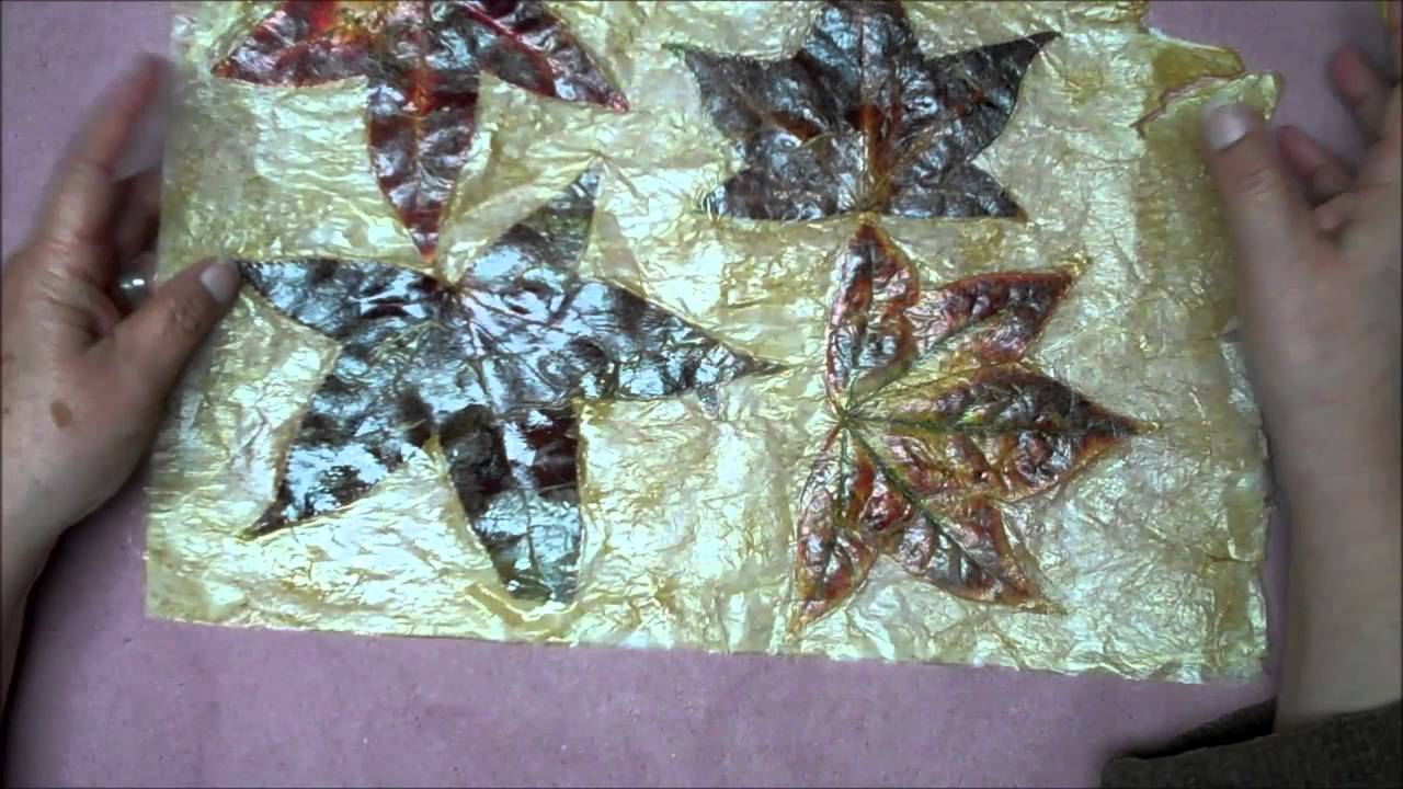 Making Paper With Leaves YouTube Making Paper With Leaves YouTube