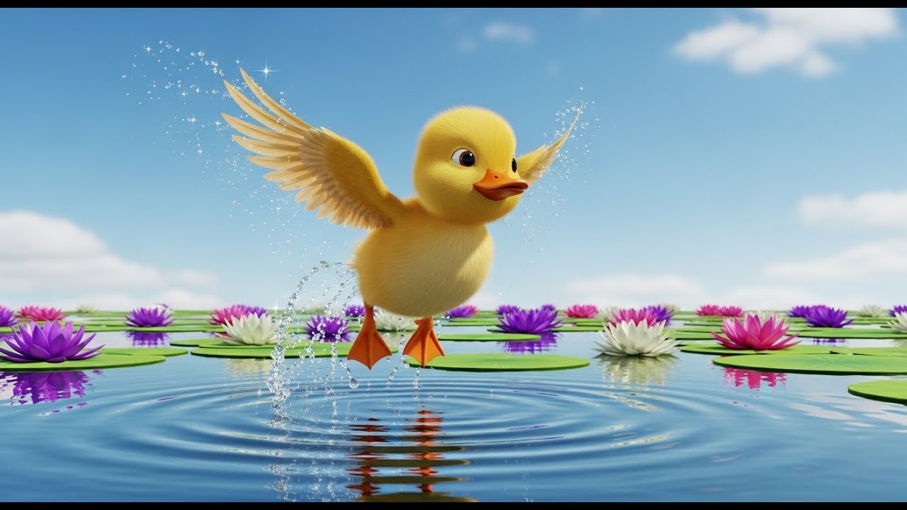 Baby Duck Quack Quack Quack | Cute Animal Sounds for Kids | Learn with ...