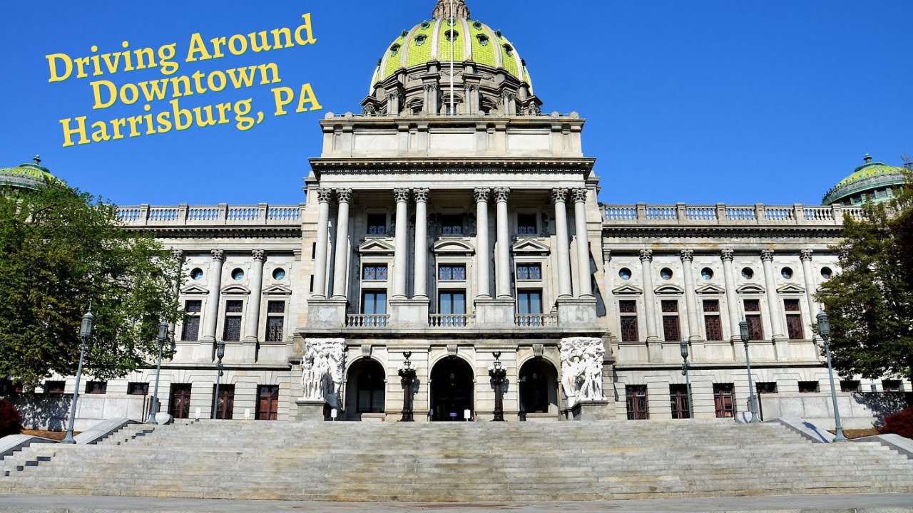 Drive Through Harrisburg PA - 2021 April - YouTube