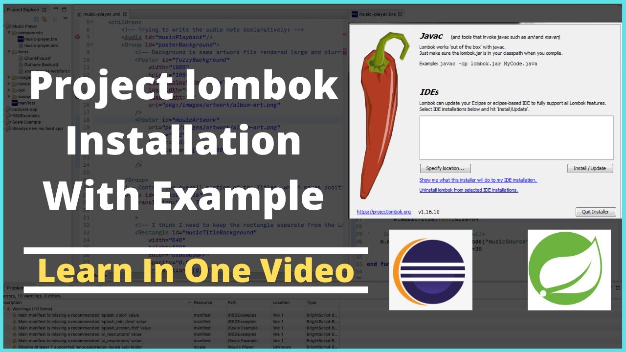 Lombok Tutorial In One Video What Is Project Lombok And Example Youtube