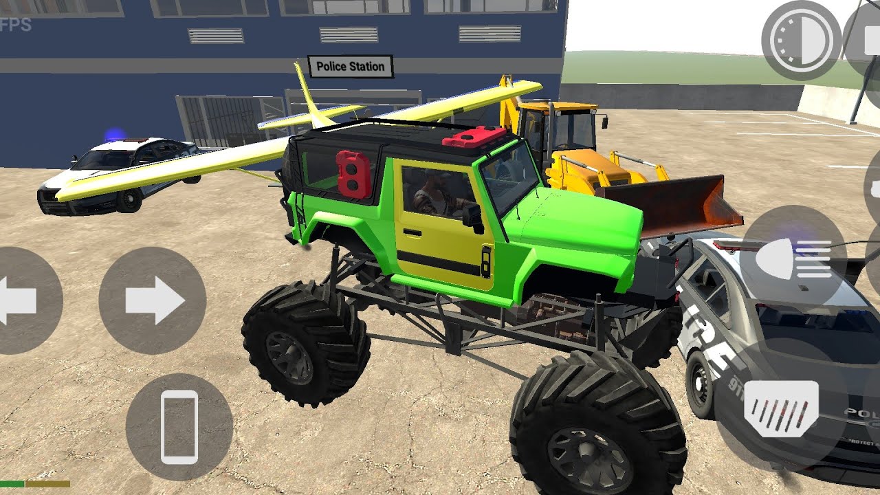IBD 3D#193Moster Car#Thar, Plane, Police Car/Indian Bikes Driving 3D ...