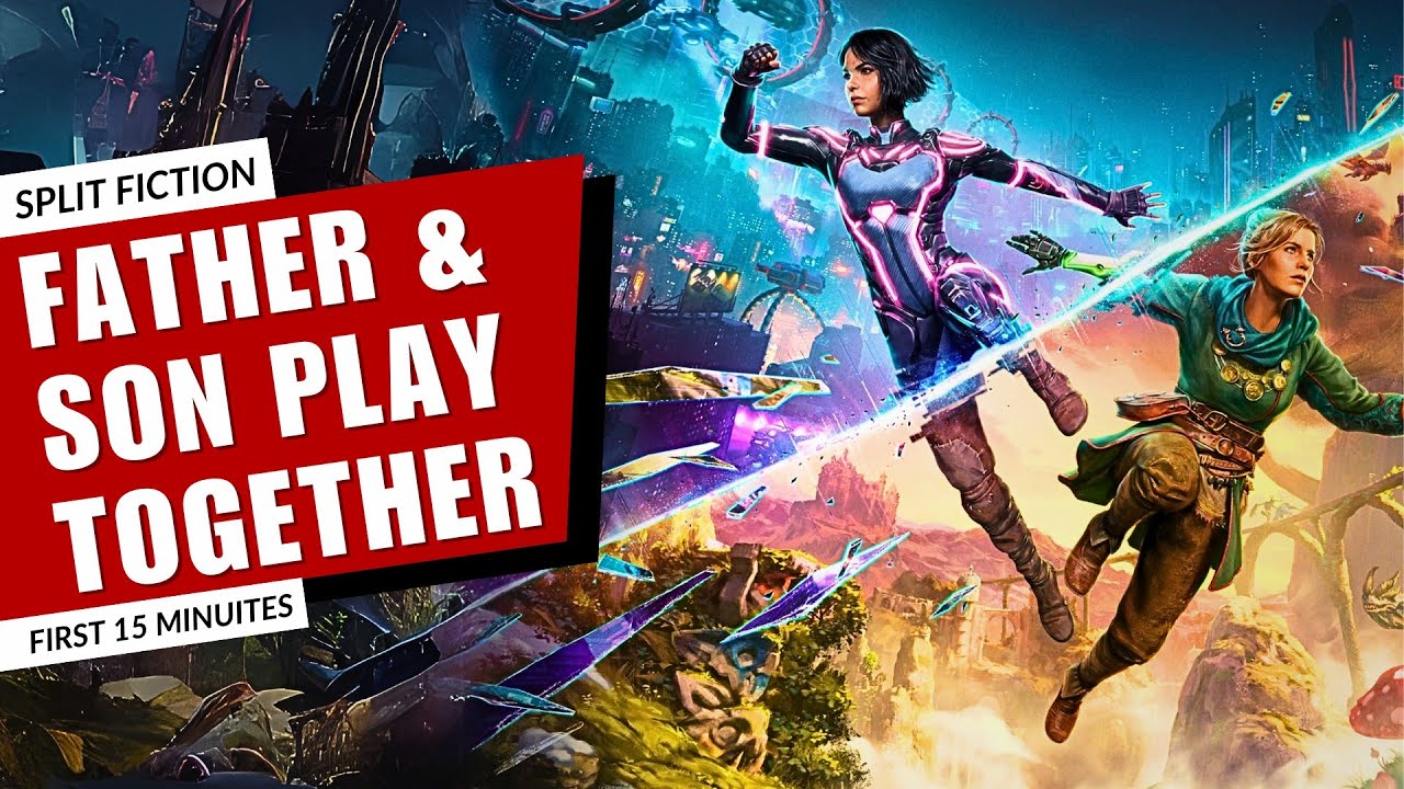 Split Fiction First 15 Minutes of Action Gameplay & Reaction - YouTube