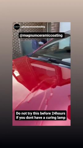 Unleashing Hydrophobic Marvel: Magnum Ceramic Coating's Water Sheeting ...