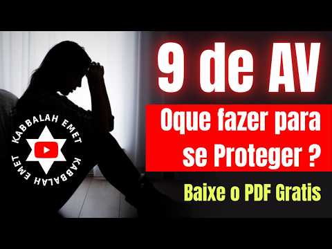 Oque fazer em 9 de AV ? #kabbalahemet