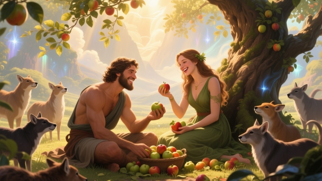 El Jardín del Edén | La historia de Adán y Eva en el paraíso - YouTube