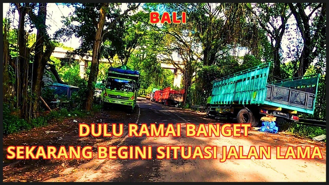 DULU RAMAI BANGET | SEKARANG BEGINI SITUASI JALAN LAMA DI JALUR UTAMA ...