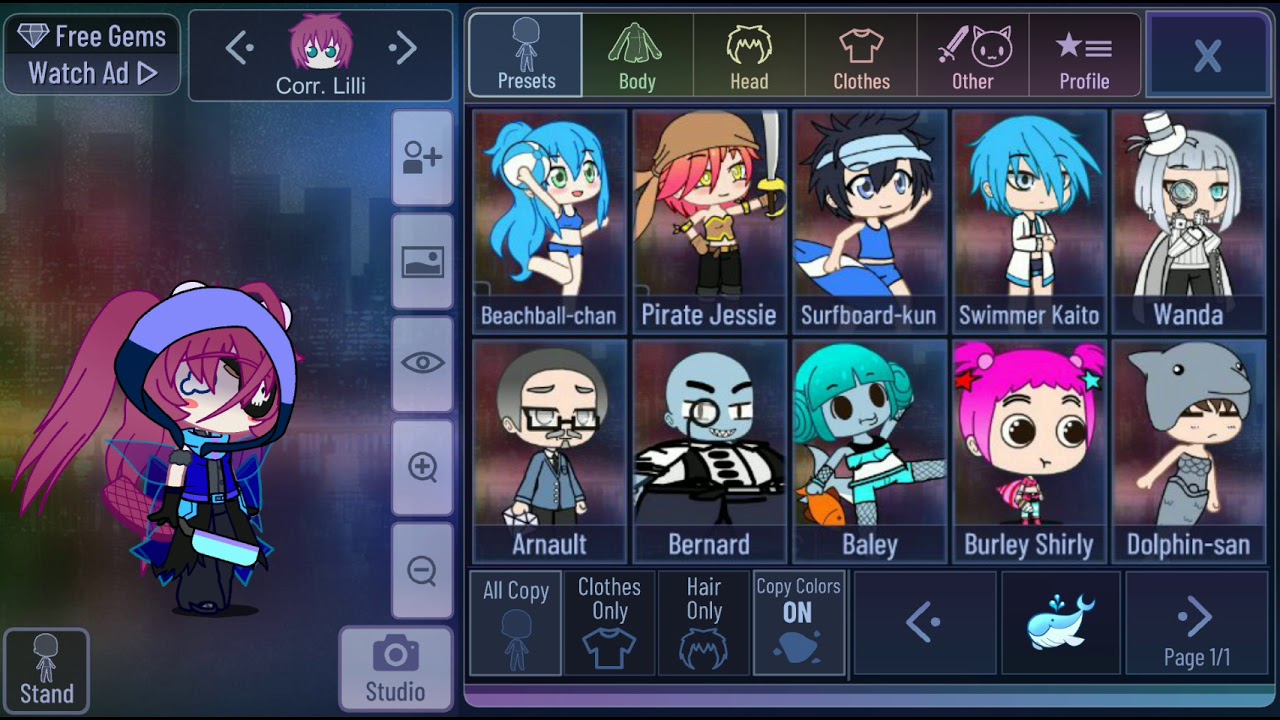 GACHA CLUB CHARACTER GLITCH - YouTube