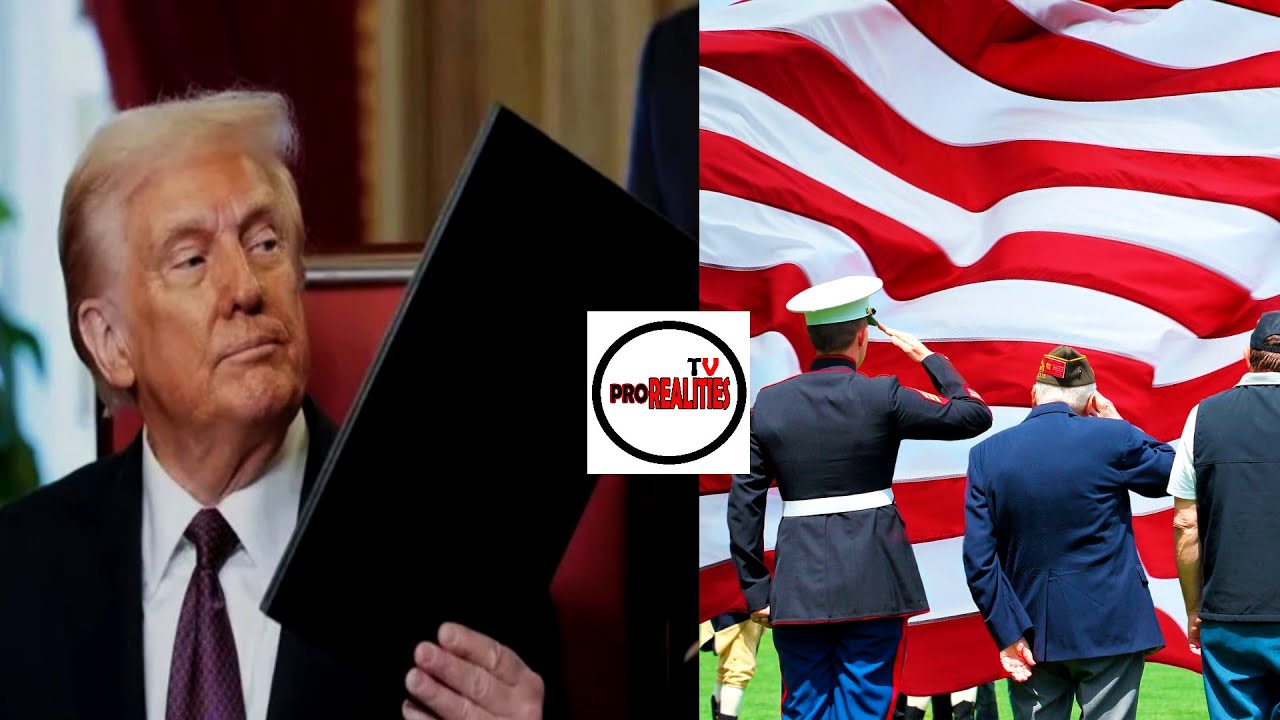 DONALD TRUMP REPLACES PRIDE MONTH WITH VETERANS MONTH - YouTube