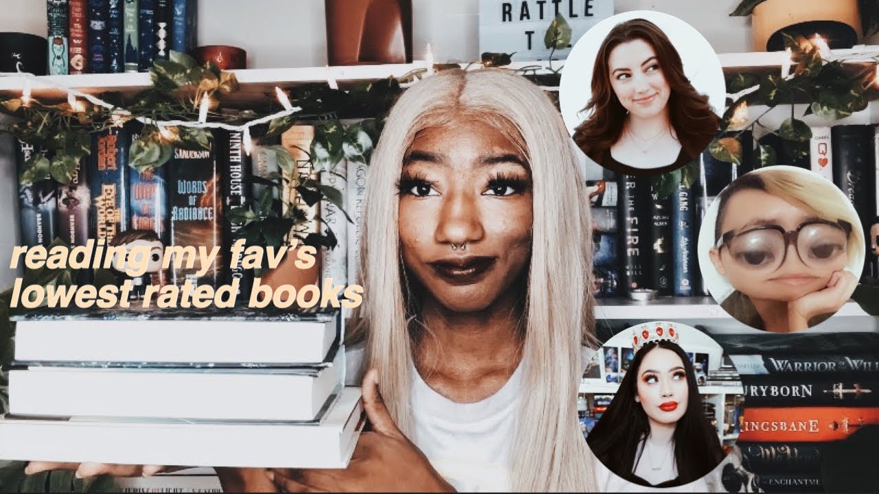 i read my favorite booktubers lowest rated books - YouTube