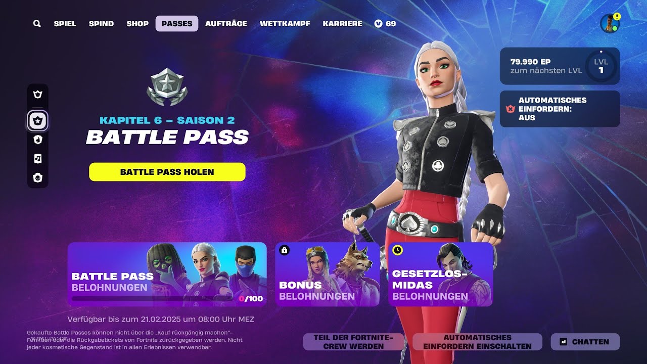 CHAPTER 6 SEASON 2 BATTLE PASS SHOWCASE - YouTube