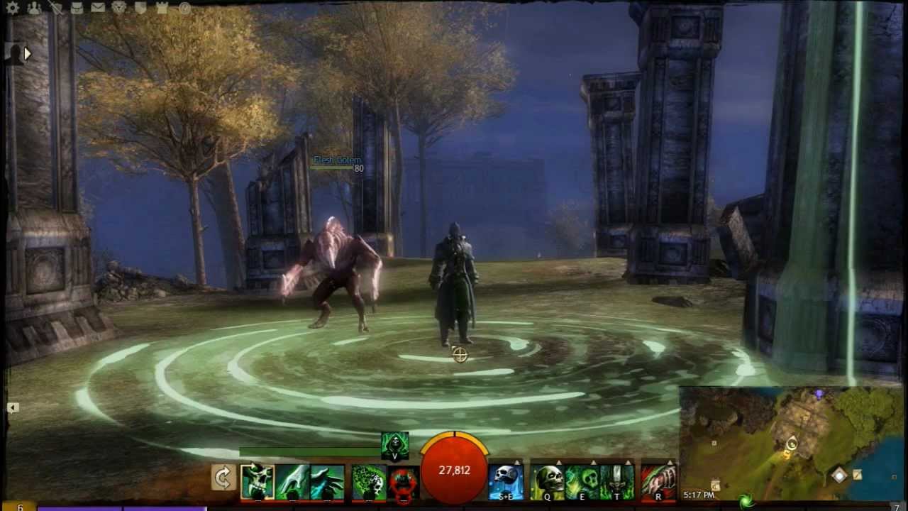 Guildwars 2 necro dagger dagger pvp build - YouTube