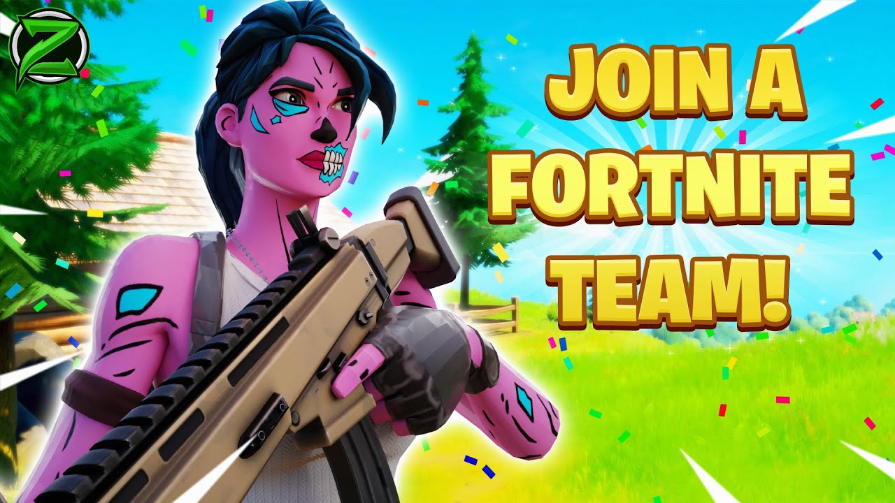 How To Join A Fortnite Clan! (Team Zye) - YouTube