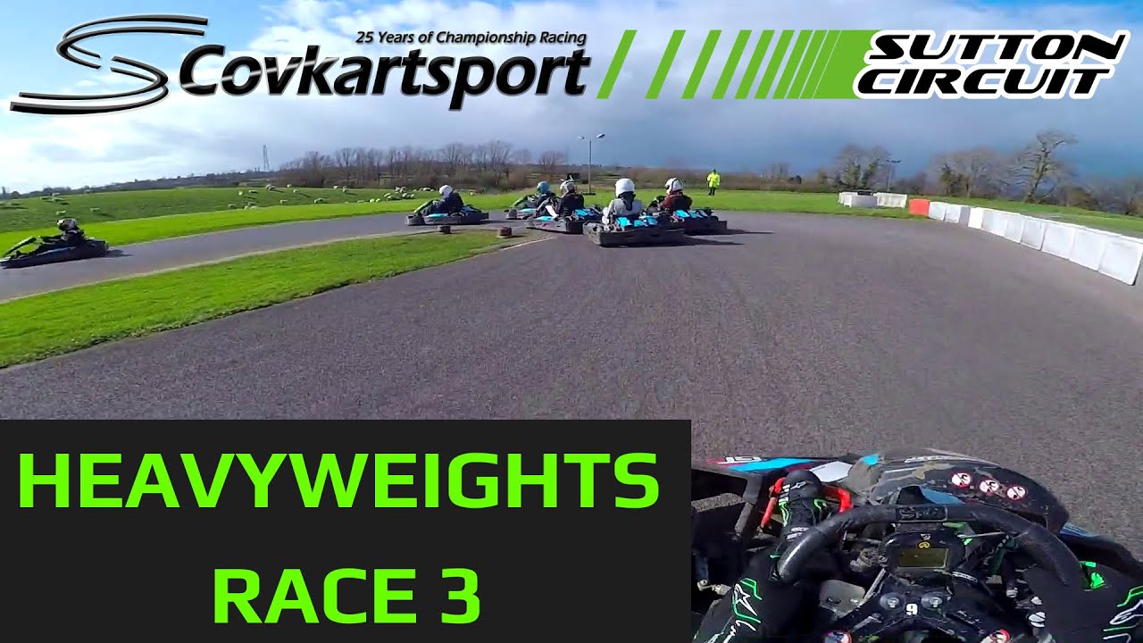 COVKARTSPORT 2020 Sutton Circuit Heavyweights Race 3 - YouTube