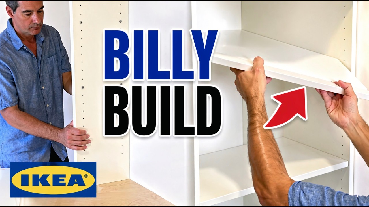 IKEA BILLY Bookcase Assembly – Step-by-Step Guide for Beginners - YouTube