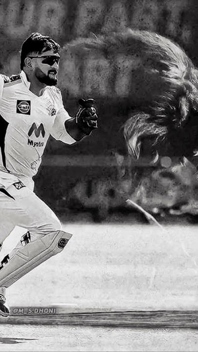 Ms Dhoni mass entry in style Lion || csk - YouTube