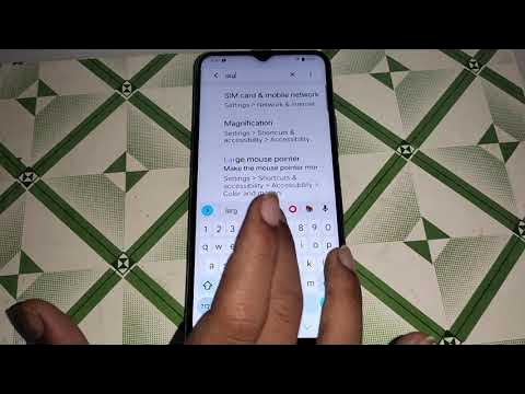 accessibility setting Vivo Y33T, Vivo Y33T me large mouse pointer on off kaise kare - YouTube