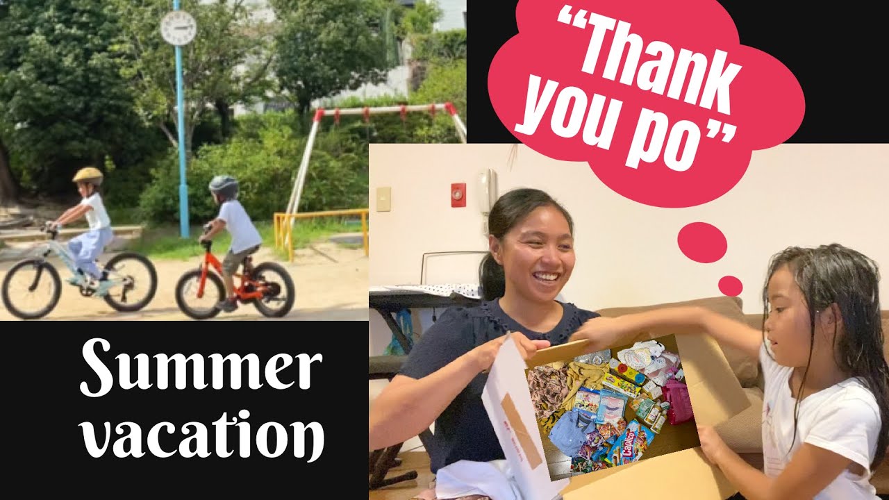 PINAY IN JAPAN | SUMMER VACATION UNBOXING VLOG | dami na lamok sa park ...