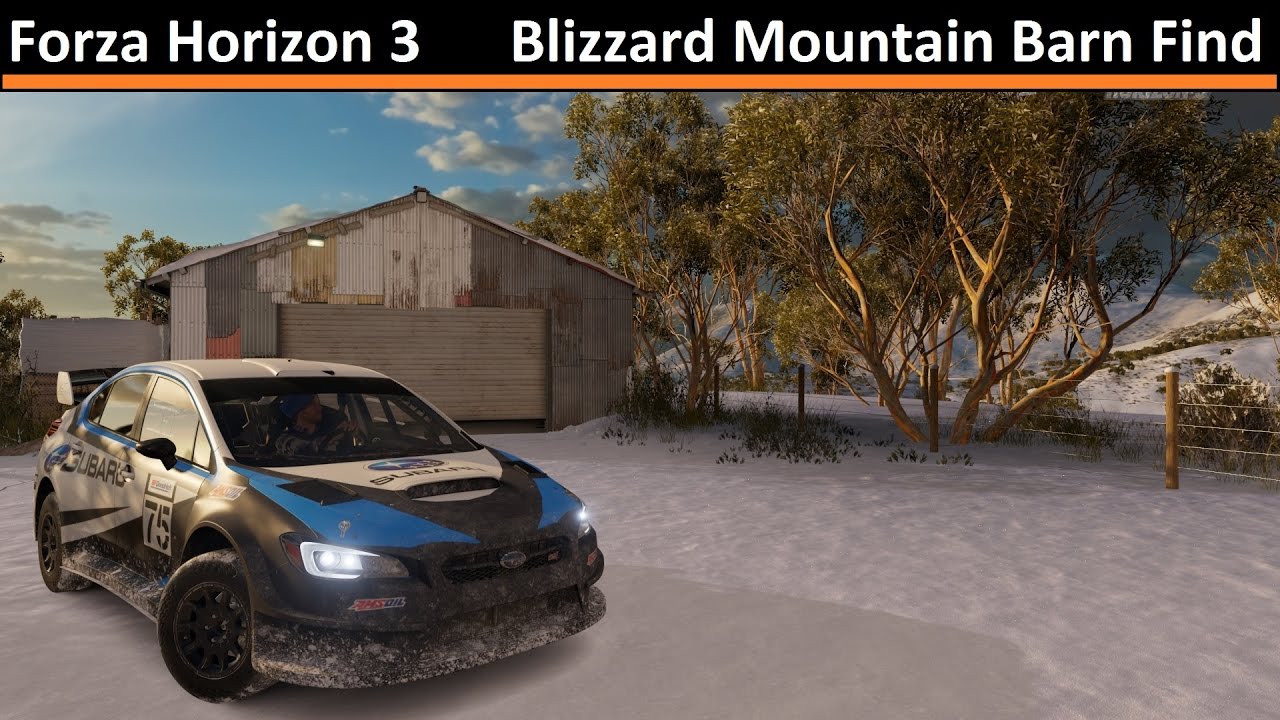 Blizzard Mountain Barn Find (And Where To Find It) - Forza Horizon 3 ...