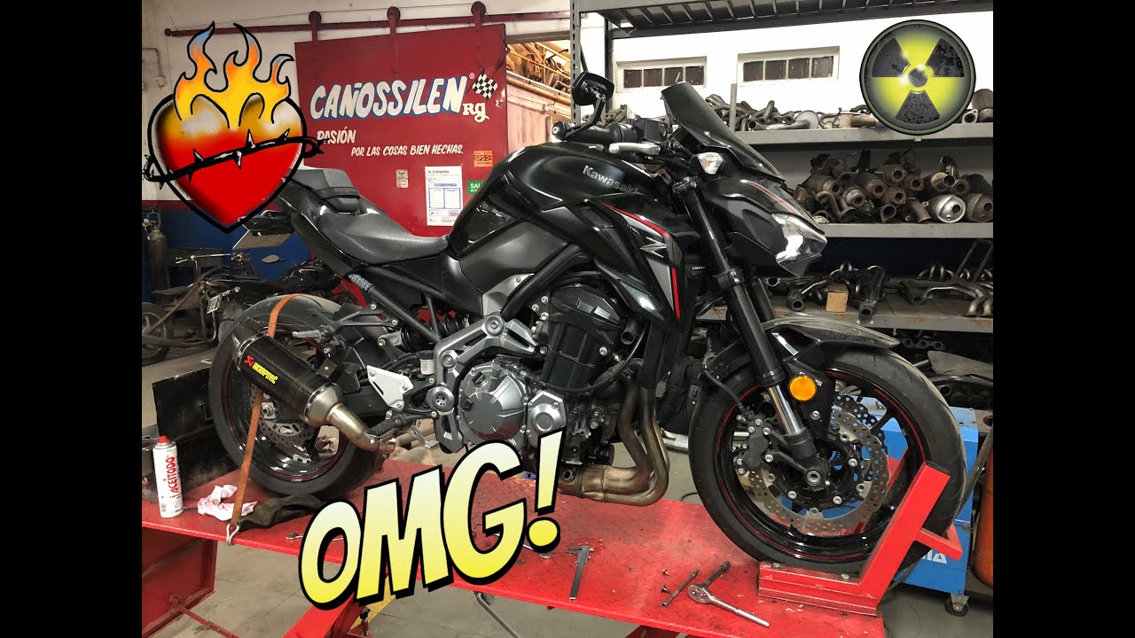 Kawasaki Z900 con akrapovic!!! Observaciones Diarias - YouTube