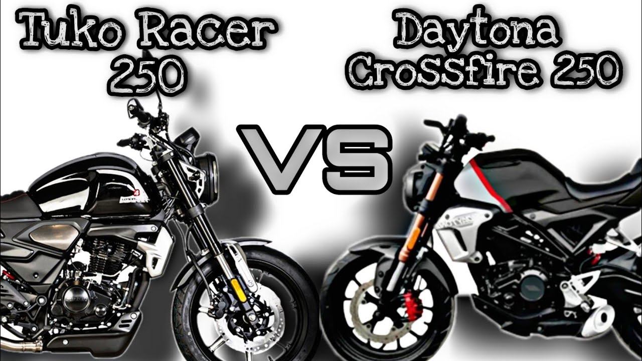 Daytona Crossfire 250 vs Tuko Racer 250 | Loncin Ac4 vs Daytona ...
