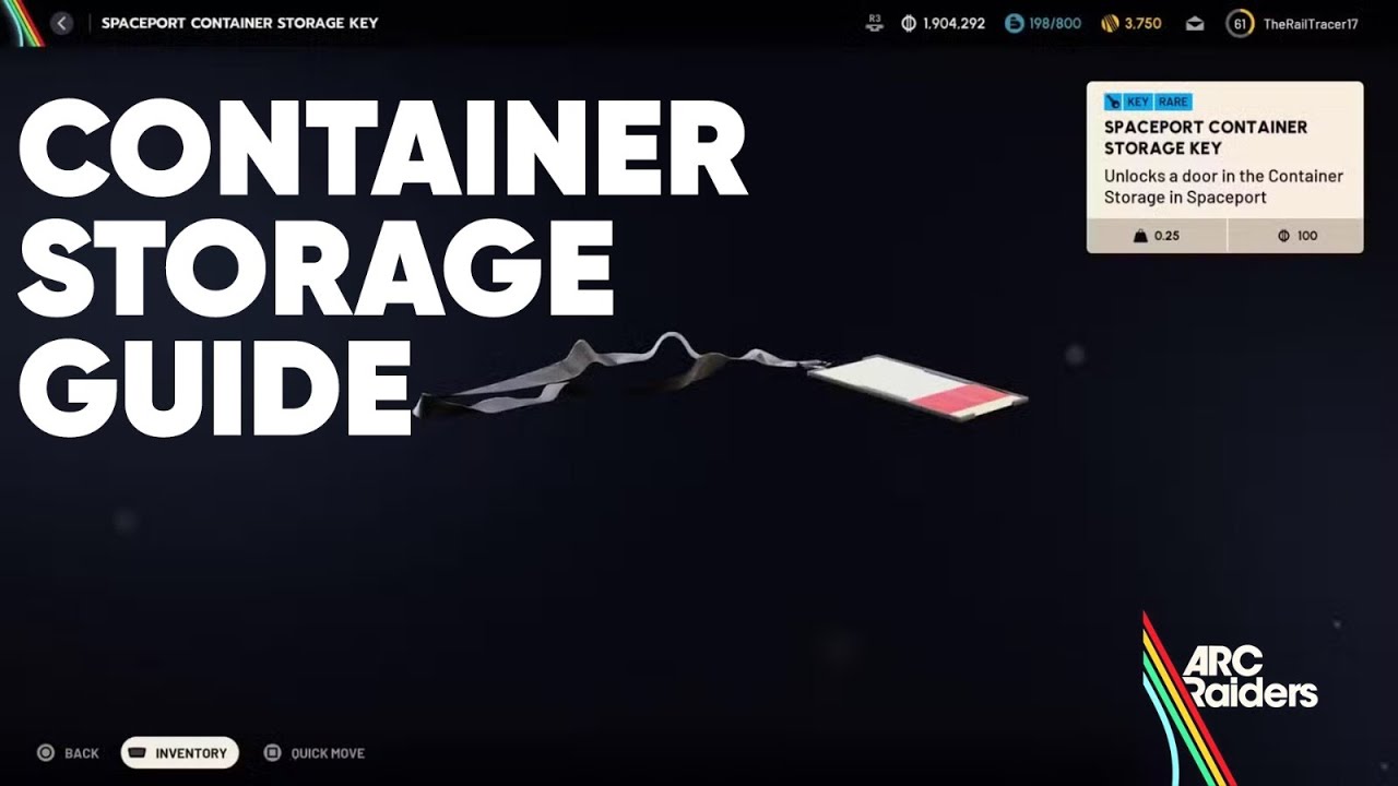 Spaceport Container Storage Key Guide | ARC Raiders - YouTube