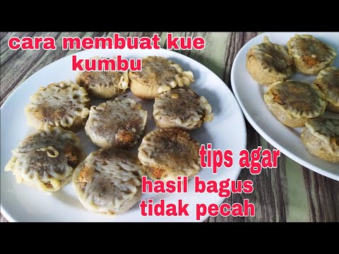 Cara membuat kue kumbu // kue kumbu yang bagus tidak pecah - YouTube