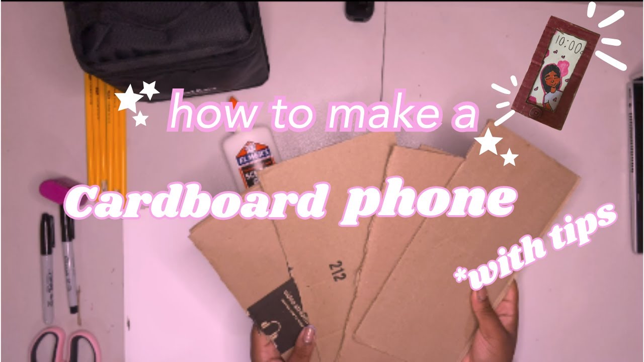 How to make a Cardboard Phone *with tips*|𝓟𝓻𝓮𝓹𝓹𝔂𝓢𝓽𝓪𝓻𝓐𝓻𝓽*★°*:. - YouTube