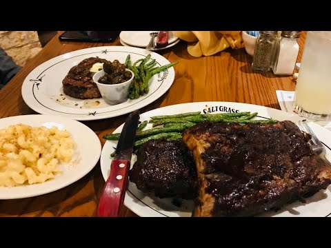@ SALTGRASS Steak House in Okc/The Food was great/Ordered baby back ...