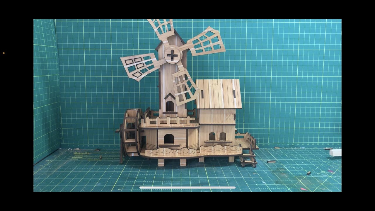 Click together Windmill Kit from Temu DIY Model Guide - YouTube