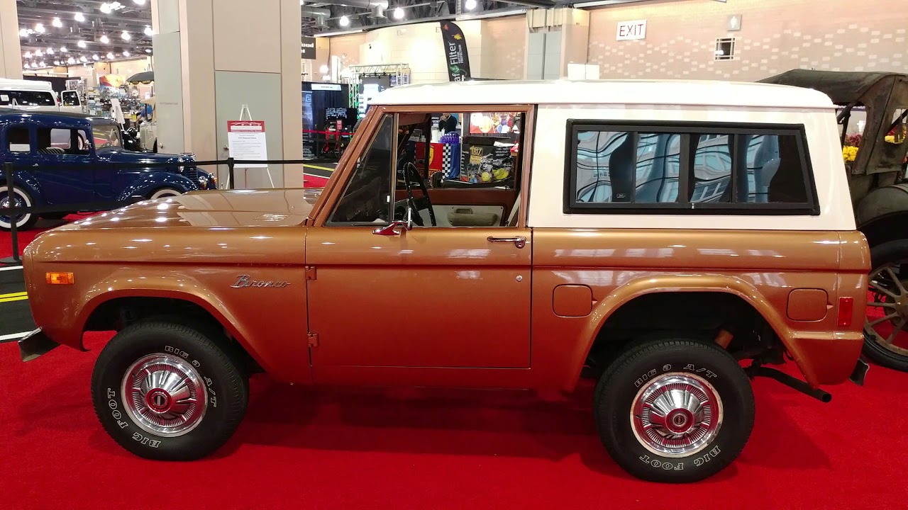 1977 METALLIC COPPER FORD BRONCO @ PHILADELPHIA CONVENTION CENTER CAR ...