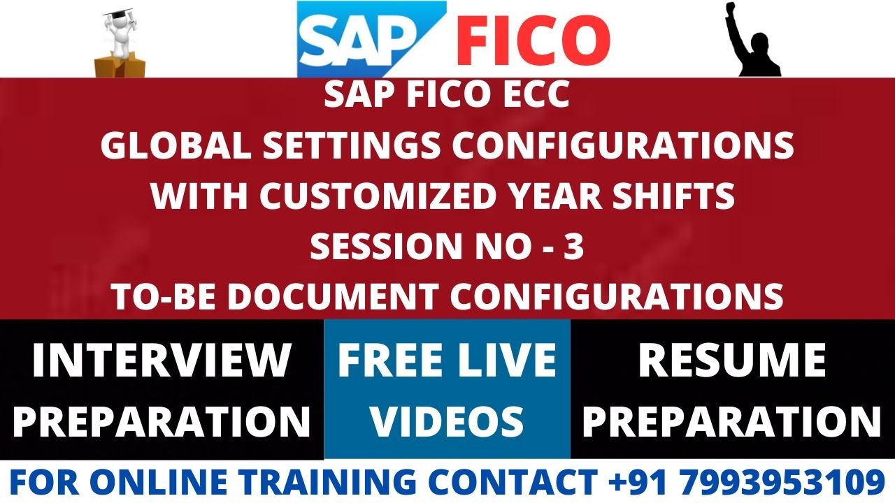 SAP FICO ECC GLOBAL SETTING'S CONFGIURATIONS, FOR ONLINE TRAINING ...