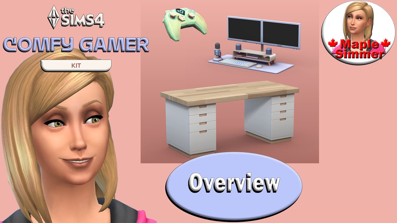 Comfy Gamer Kit Overview (& Giveaway CLOSED) (Sims 4) - YouTube