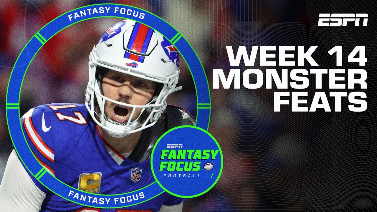 MONSTER Performances Take Center Stage in Week 14 🔥 | Fantasy Focus ...