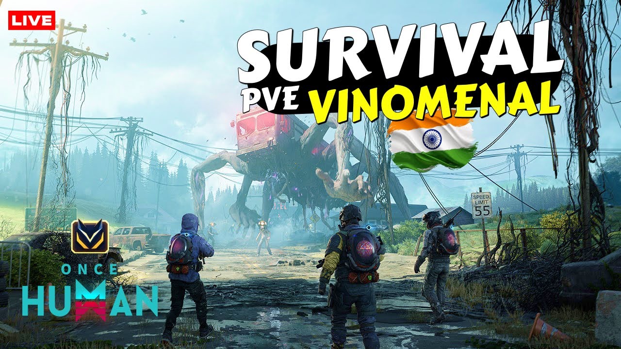 ONCE HUMAN LIVE | DAY-10 | ONCE HUMAN | PVE | CHILL STREAM | Hindi ...