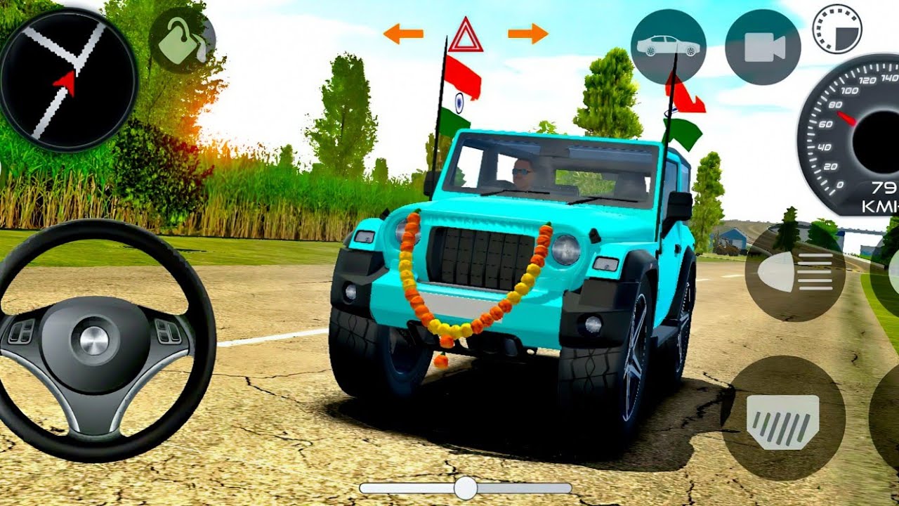 Dollar (Song) Modified Mahindra Cyan Thar👿 || Indian Cars Simulator 3D ...