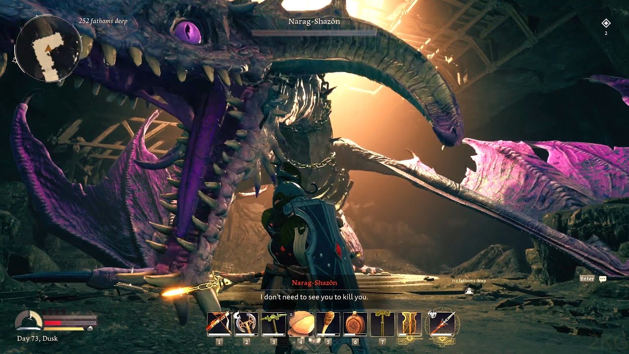 THE LORD OF THE RINGS: RETURN TO MORIA Boss Narag-Shazôn - YouTube