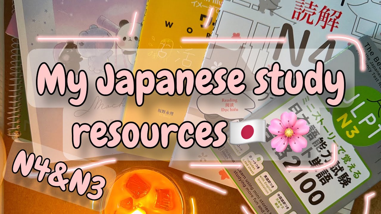 My Japanese study resources for N4 and N3 level + notes🇯🇵💗| textbooks ...