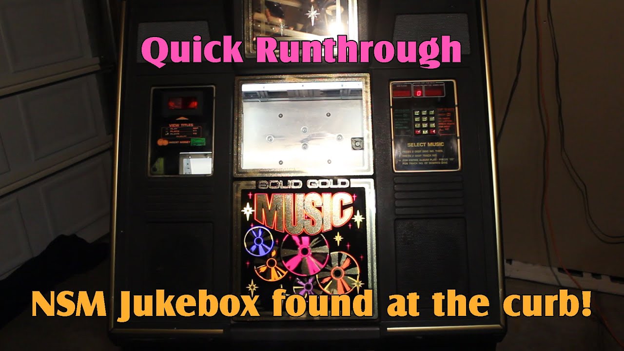 I found a working BAR Jukebox at the curb! (NSM) made in Germany. - YouTube