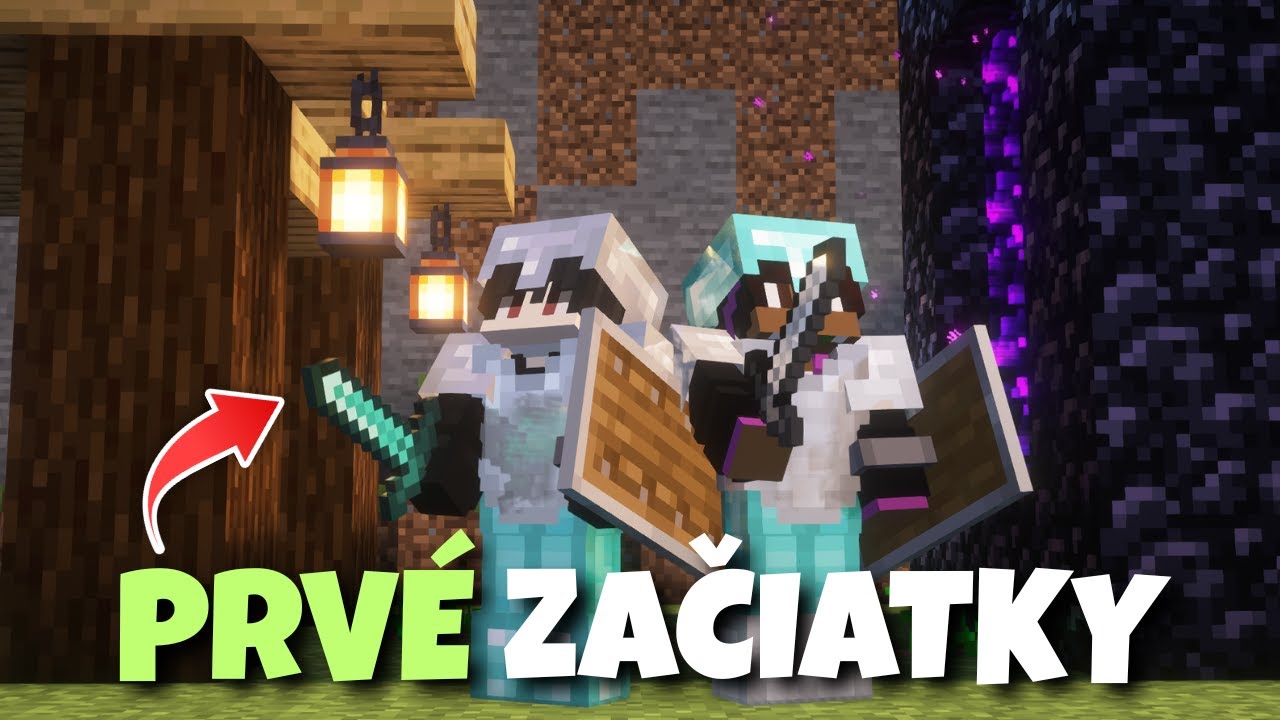 PRVÉ ZAČIATKY v NAŠOM novom Minecraft svete... - YouTube