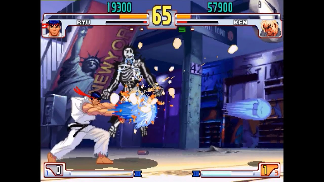 STREET FIGHTER III 3RD STRIKE: IKD ( RYU ) VS PIKACHUAKUMA ( KEN ...