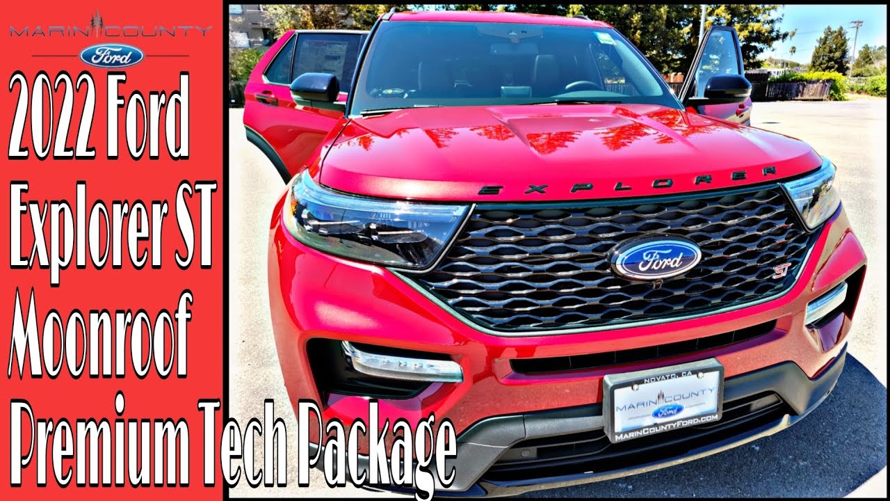 2022 Ford Explorer ST | Twin Panel Moonroof | Premium Tech Package ...
