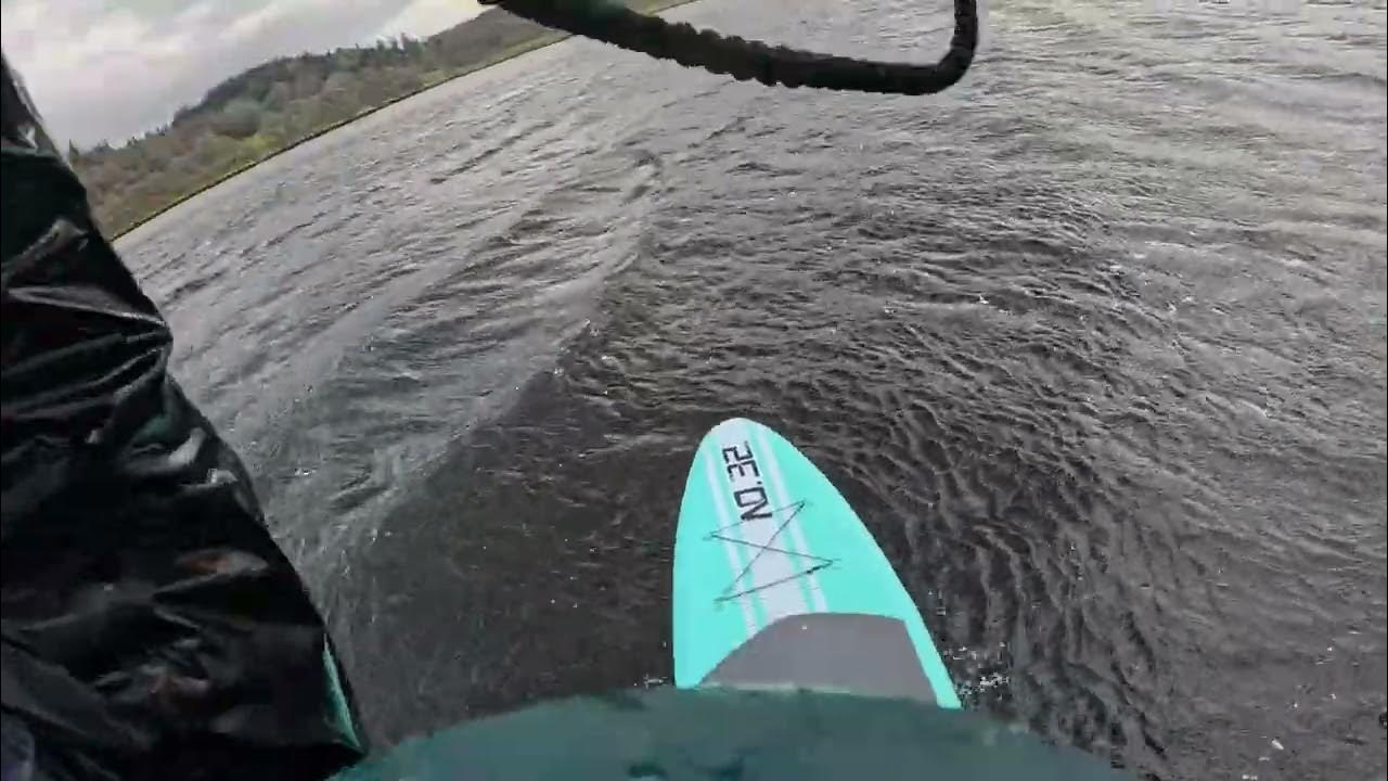 Winging it - Learning to wing foil Session 6 part 2 - YouTube