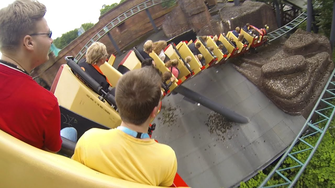 Intamin Mine Train Ulven Bakken 2016 POV Onride - YouTube